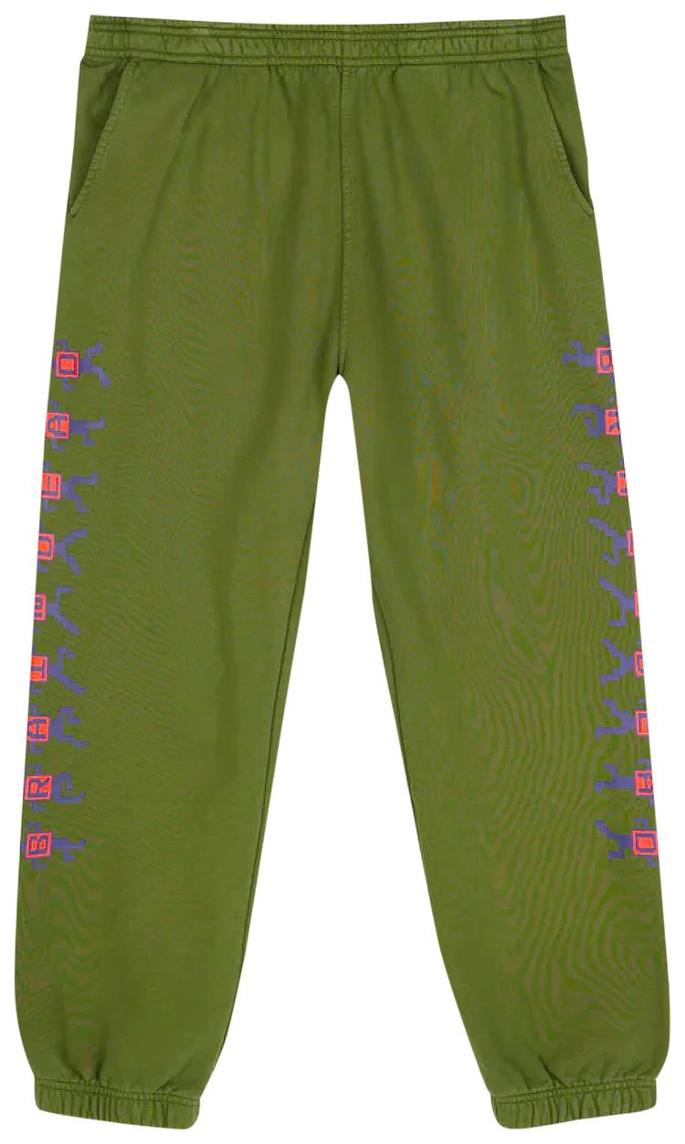 Buy Brain Dead Box Man Sweatpant 'Green' - BDF22B00002552GR01 | GOAT