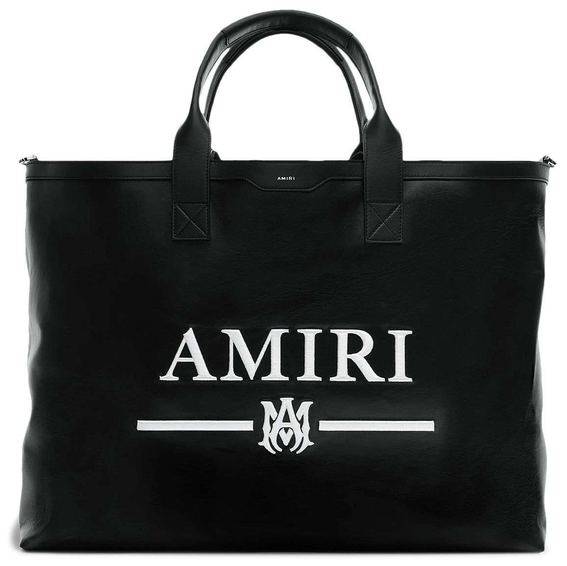Buy Amiri Nappa Logo Embroidery Tote Bag 'Black' - SS23MBT005 001 BLAC ...