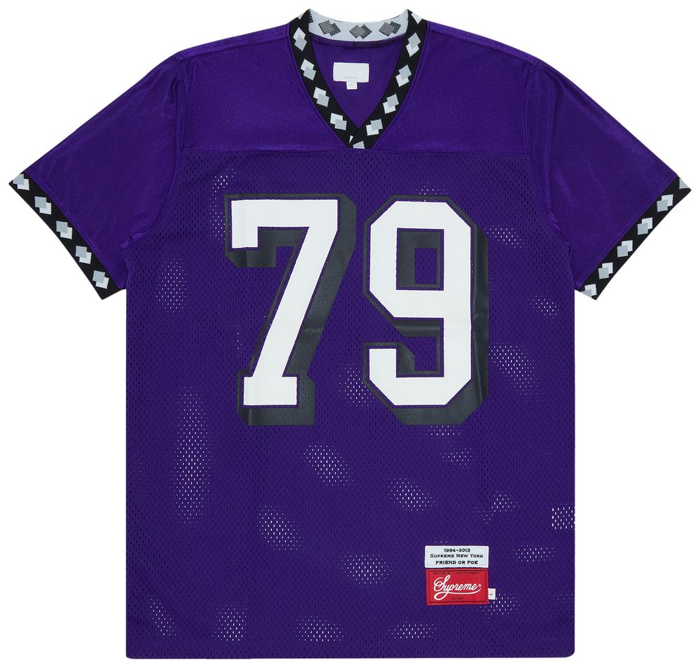 Buy Vintage Supreme Diamond Rib Football Top 'Purple' - FW13KN16 PURPLE ...