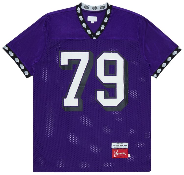Buy Vintage Supreme Diamond Rib Football Top 'Purple' - FW13KN16 PURPLE ...