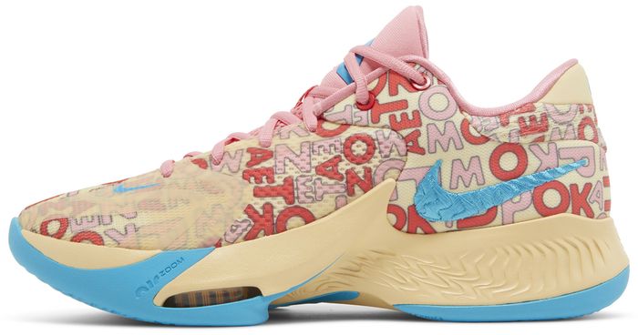 Buy Nike Zoom Freak 4 'Letter Bros - Coral' - FB9503 200 | GOAT