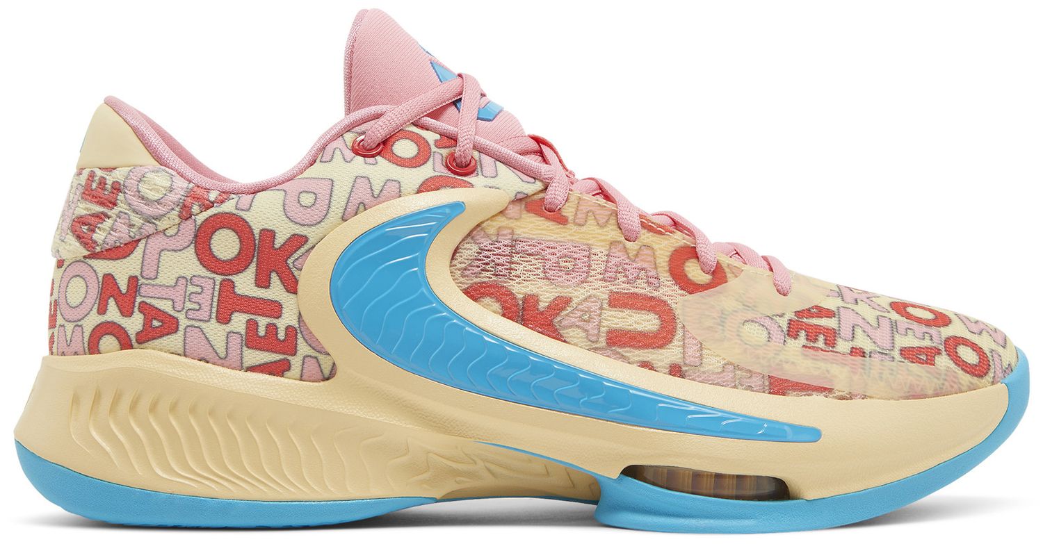 Buy Nike Zoom Freak 4 'Letter Bros - Coral' - FB9503 200 | GOAT