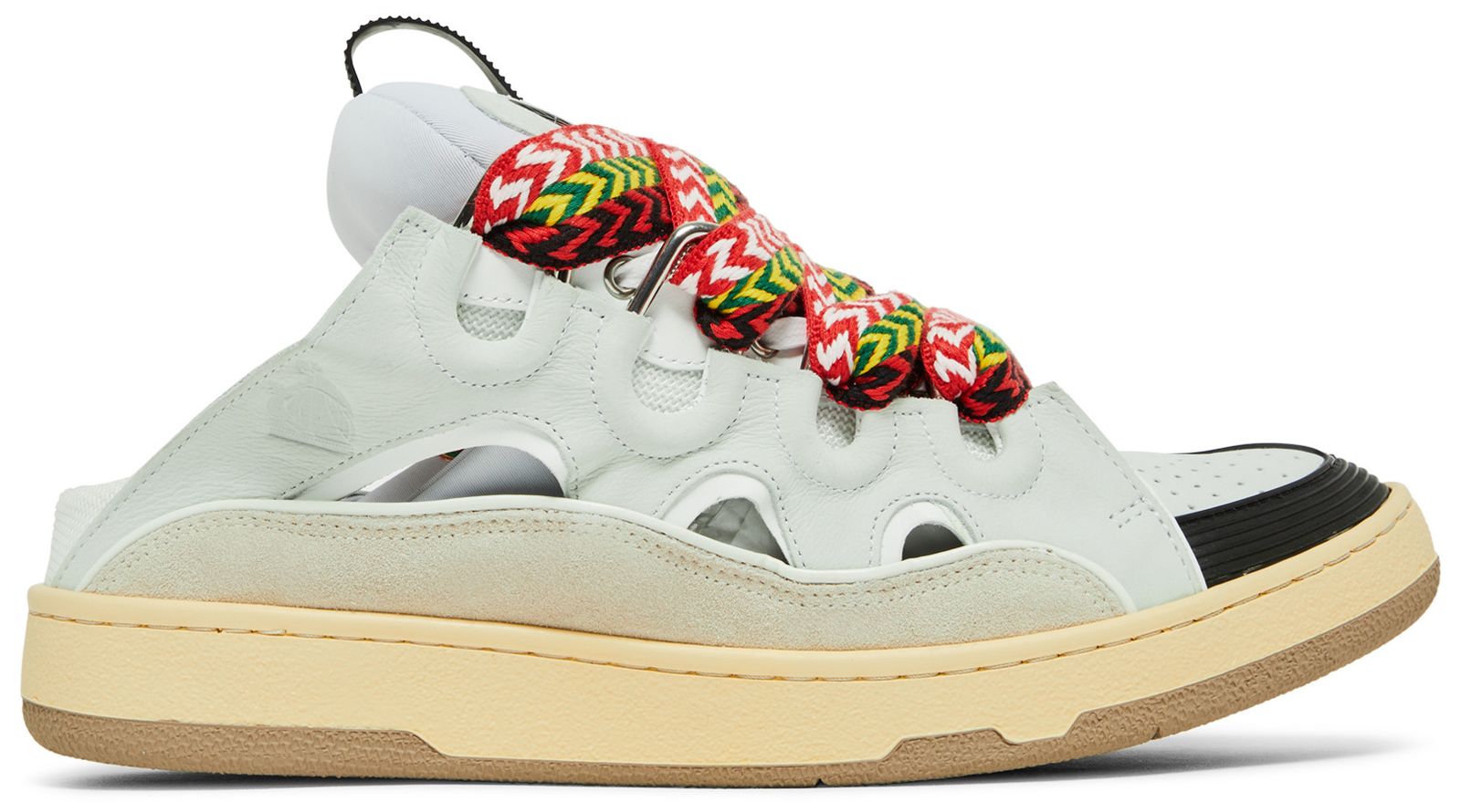 Buy Lanvin Curb Mule 'White' - FM SKDM02 DRAG E2200 | GOAT