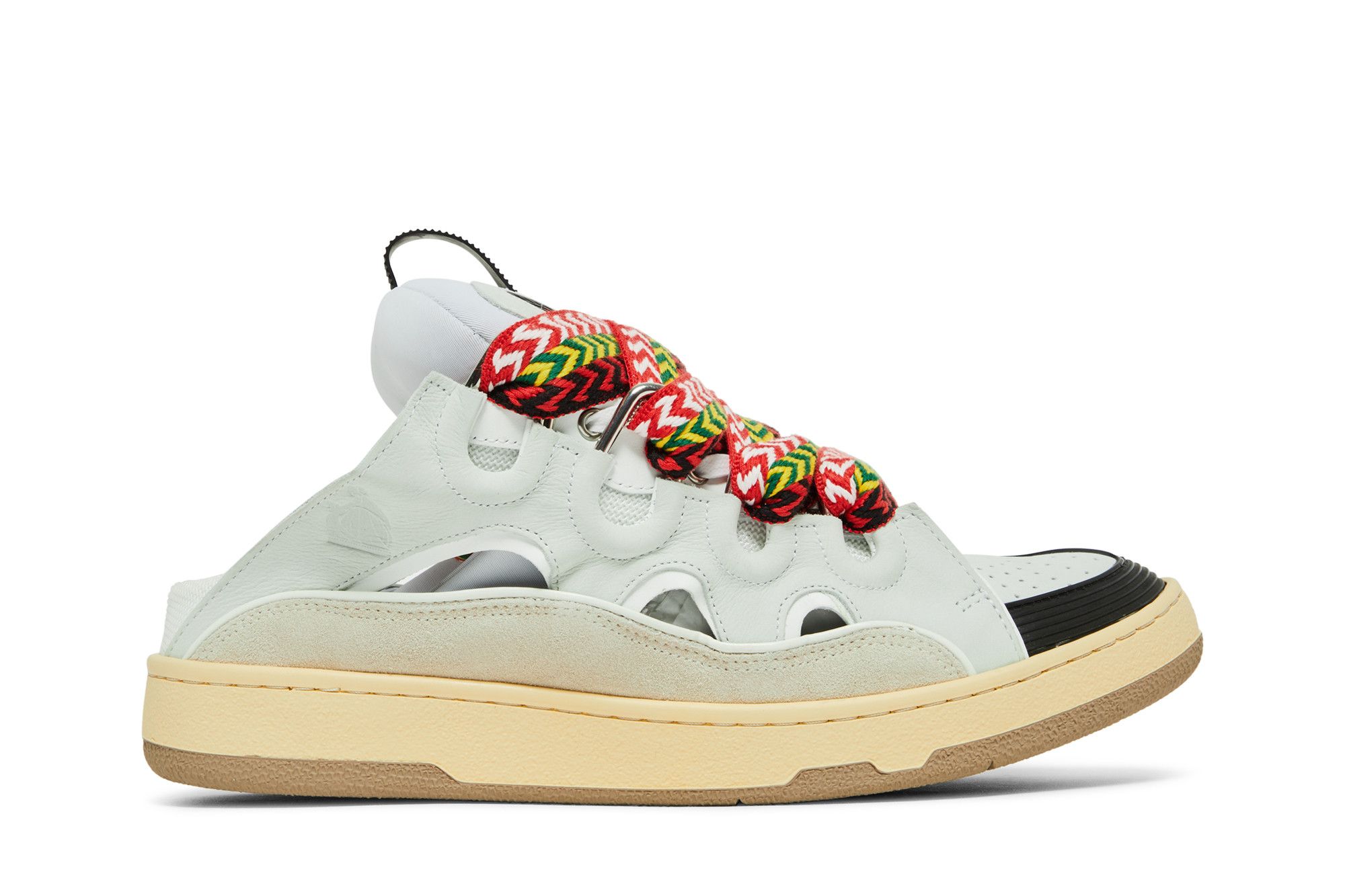 Buy Lanvin Curb Mule 'White' - FM SKDM02 DRAG E2200 | GOAT