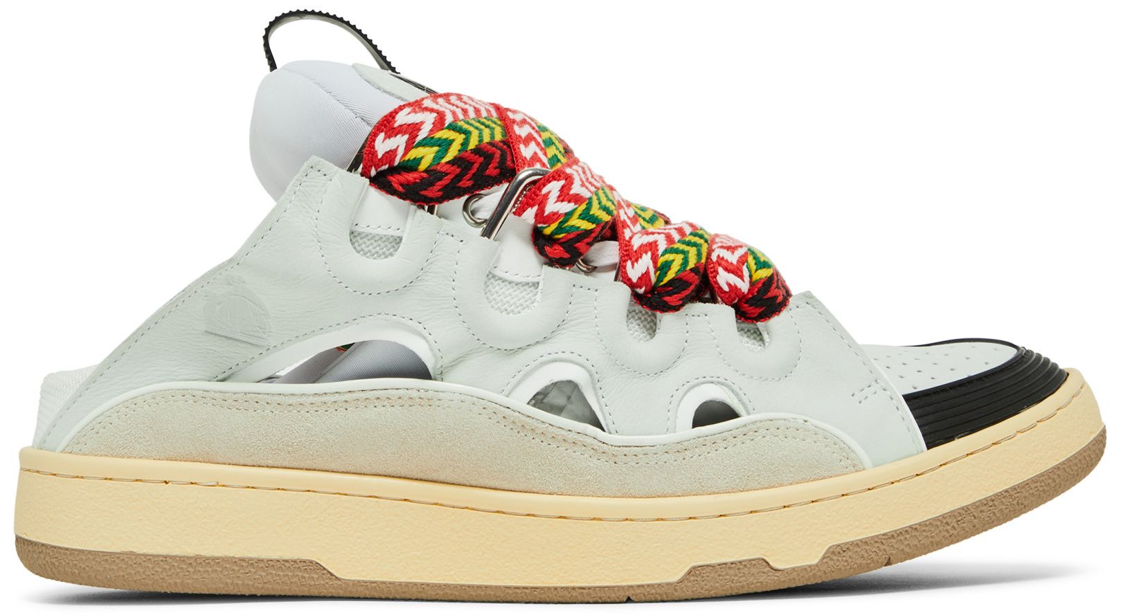Buy Lanvin Curb Mule 'White' - FM SKDM02 DRAG E2200 | GOAT