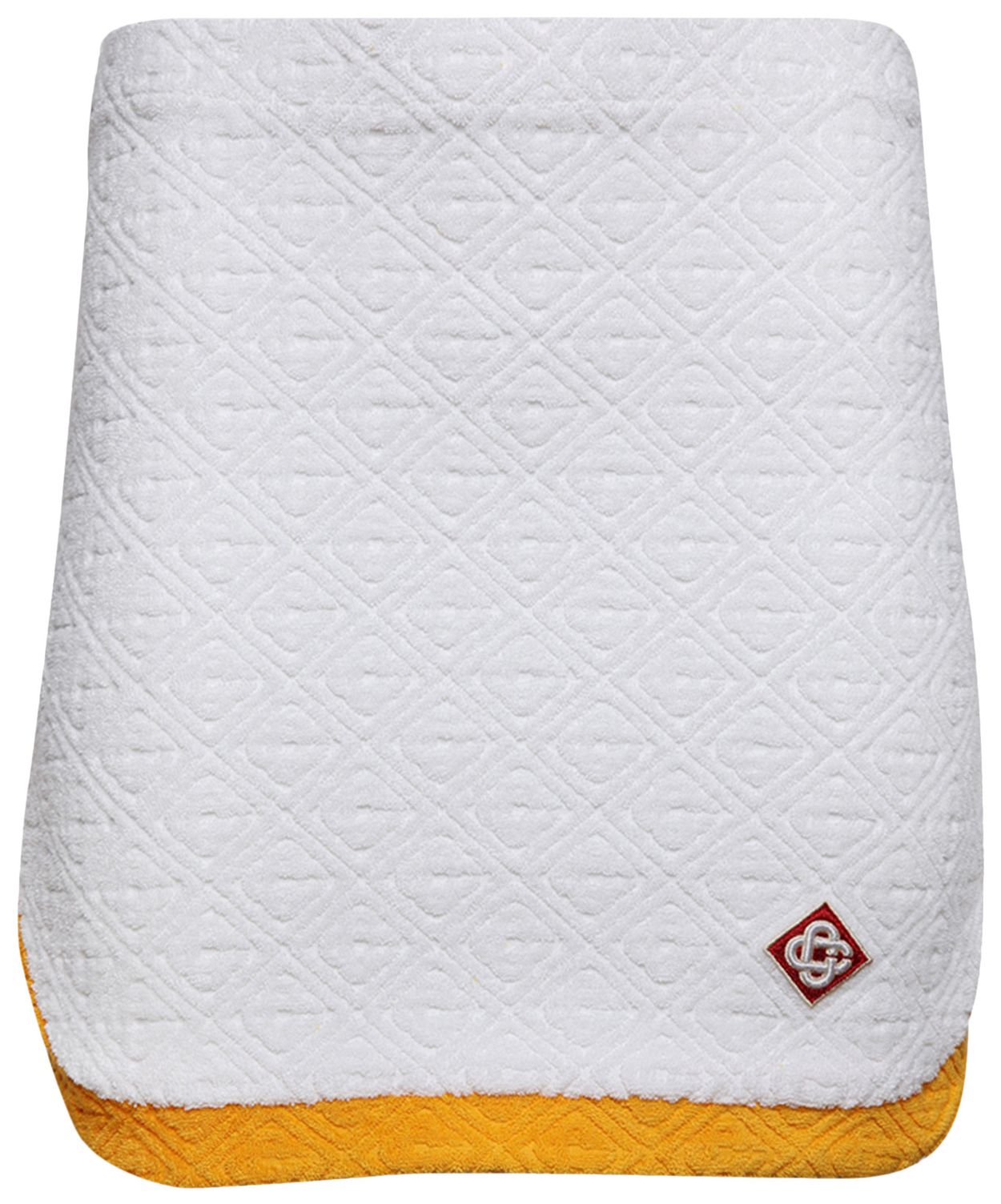 Buy Casablanca Monogram Terry Skirt 'White' - WS23 SK 055 01 WHIT | GOAT