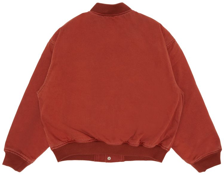 Buy Supreme Washed Knockout Denim Varsity Jacket Rust Ss23j45 Rust