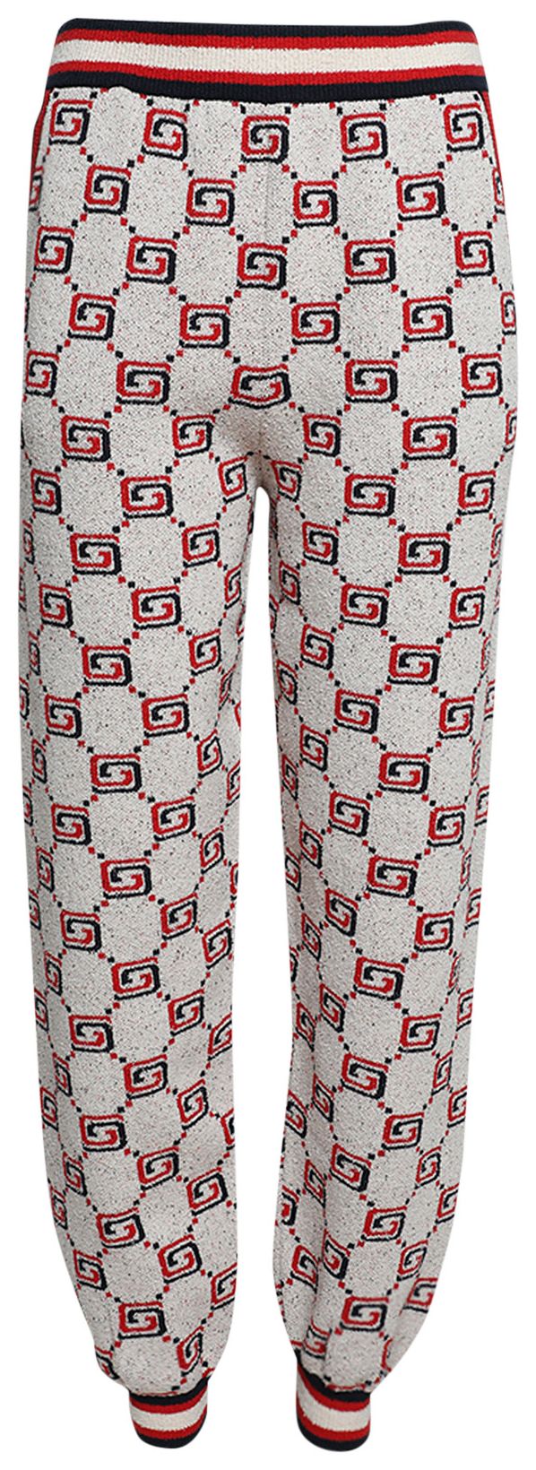 Buy Gucci GG Jacquard Polo Pant 'Ivory/Red/Ink' - 743273 XKC5P 9182 | GOAT