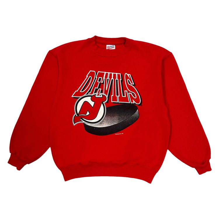 Buy Vintage New Jersey Devils Sweatshirt 'Red' - 2934 119920106VNJD RED ...