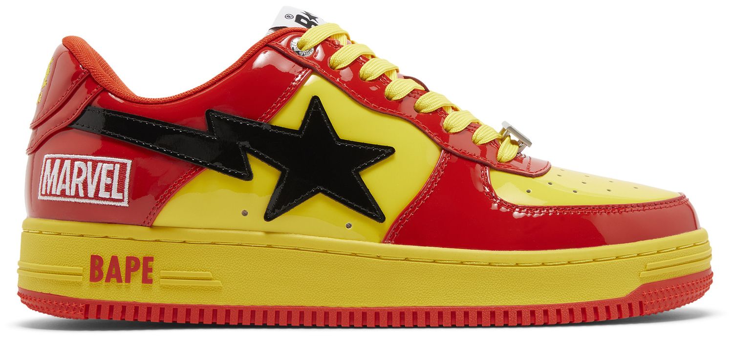 Buy Marvel x Bapesta 'Iron Man' - 1I73191902 | GOAT