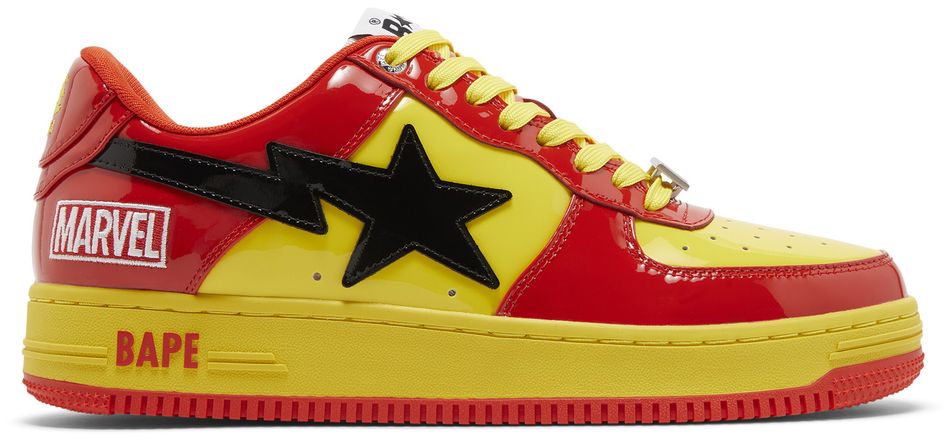 Buy Marvel x Bapesta 'Iron Man' - 1I73191902 | GOAT