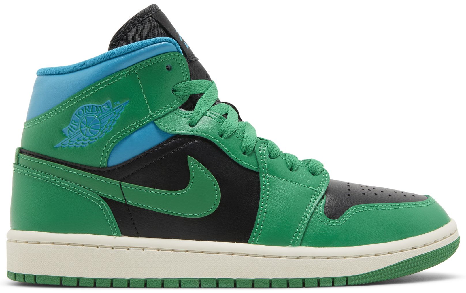 Buy Wmns Air Jordan 1 Mid 'Lucky Green Aquatone' - BQ6472 033 | GOAT