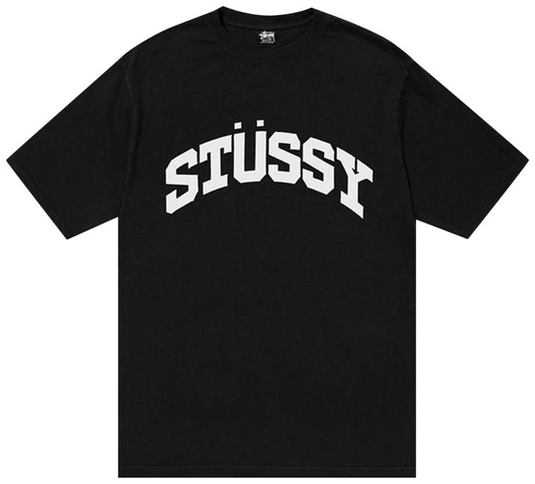 Buy Stussy Block Sport Pigment Dyed Tee 'Black' - 1904910 BLAC | GOAT