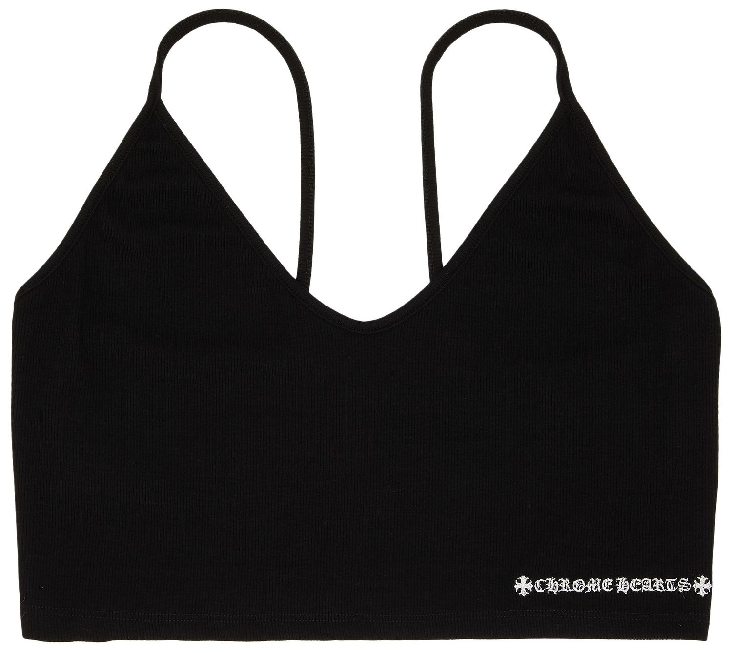 Buy Chrome Hearts Cut Off Tank Top 'Black' - 1383 2SS220102COTT BLAC | GOAT