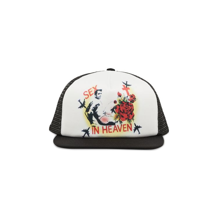 Buy Supreme Sex In Heaven Mesh Back 5 Panel Black Ss23h142 Black Goat