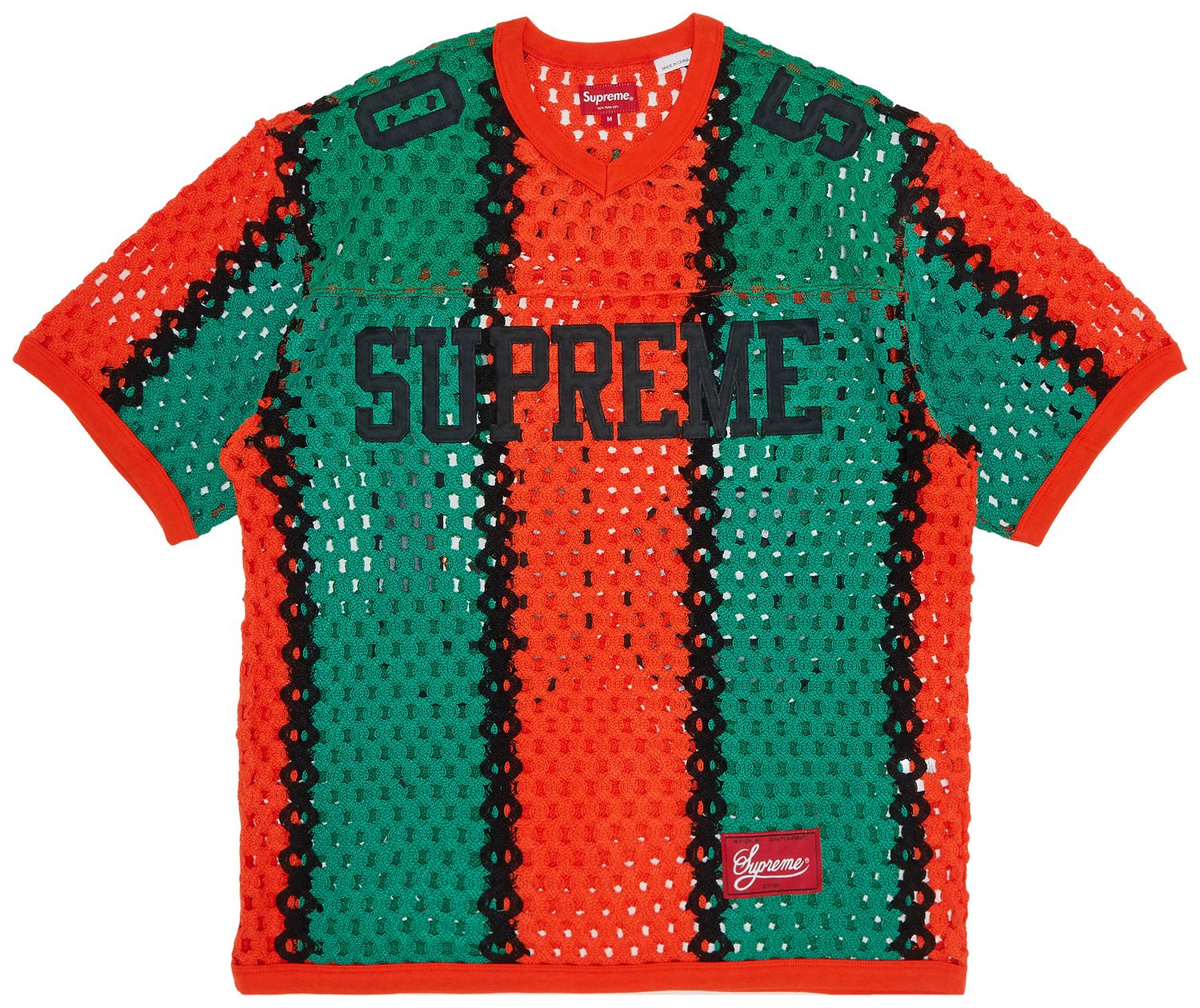Buy Supreme Crochet Football Jersey 'Orange' - SS23KN13 ORANGE | GOAT