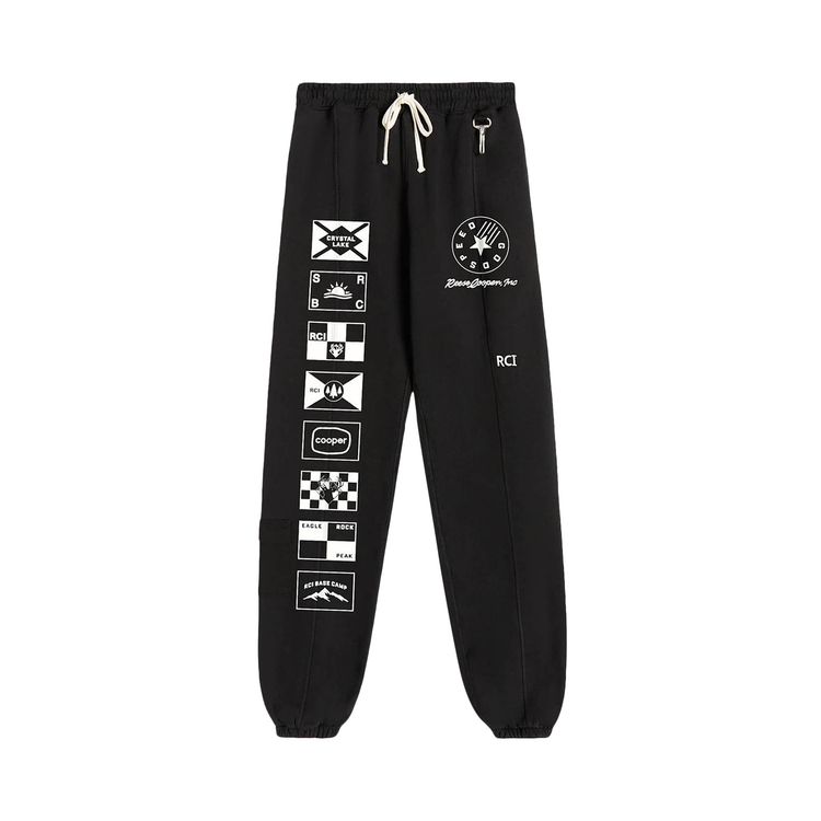 Buy Reese Cooper Flags Sweatpant 'Black' - FA00131 | GOAT