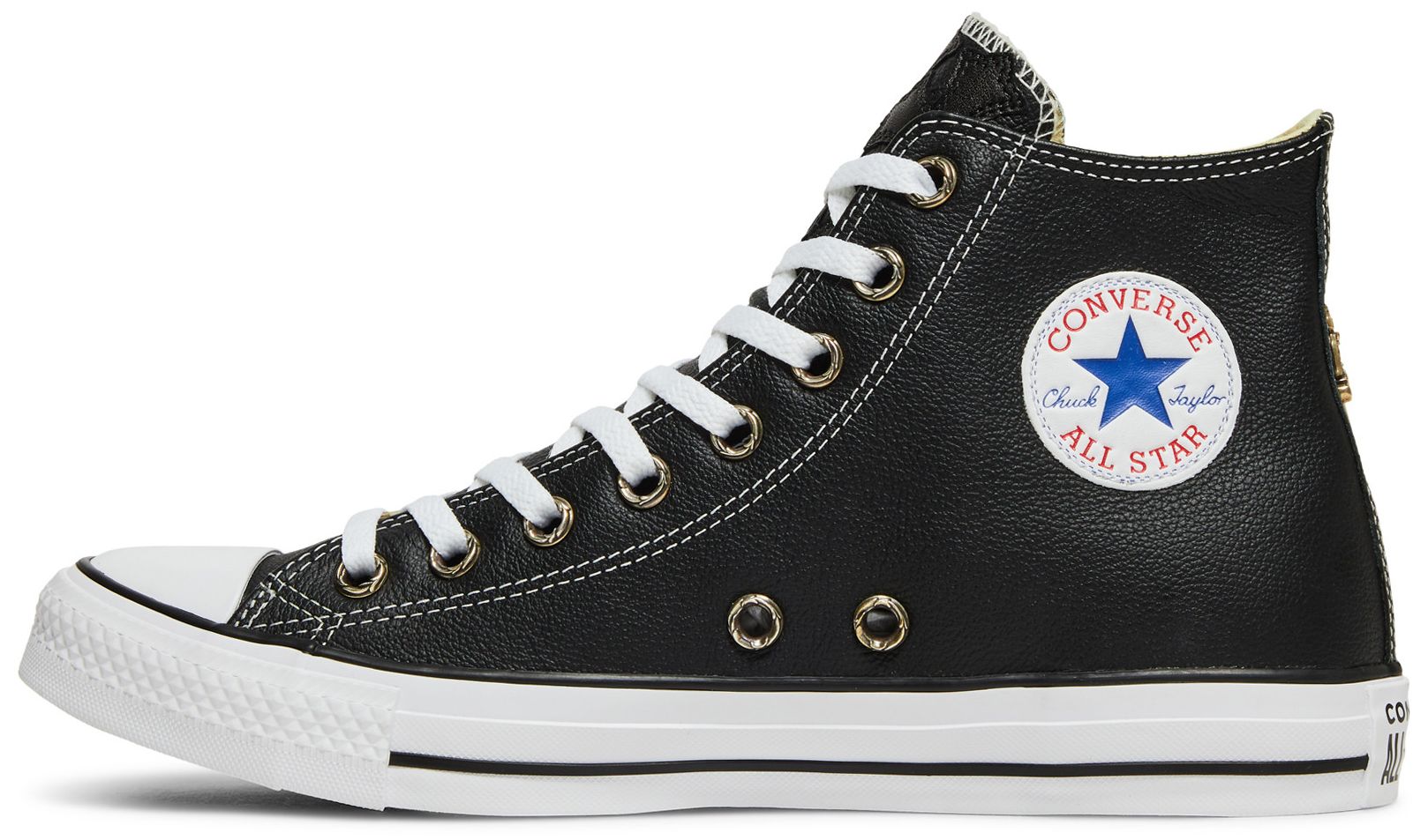 Buy Chrome Hearts x Converse Chuck Taylor All Star Leather High 'Black ...