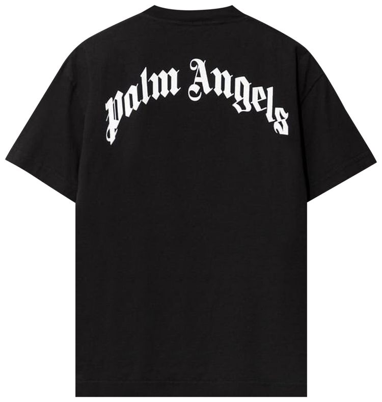 Buy Palm Angels Shark Classic Tee 'Black/White' - PMAA001S23JER0051001 ...
