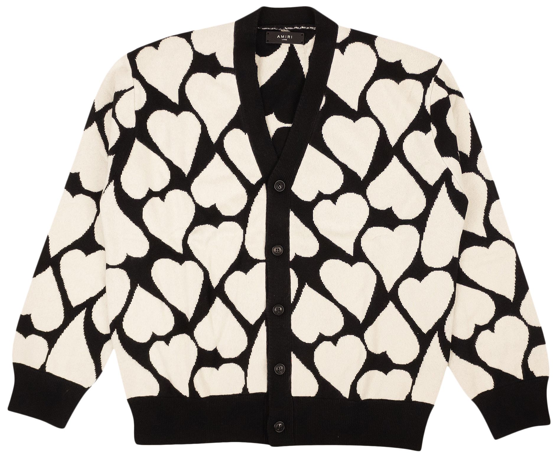 Buy Amiri Hearts Cardigan 'Multicolor' - MKC025 004 MULT | GOAT