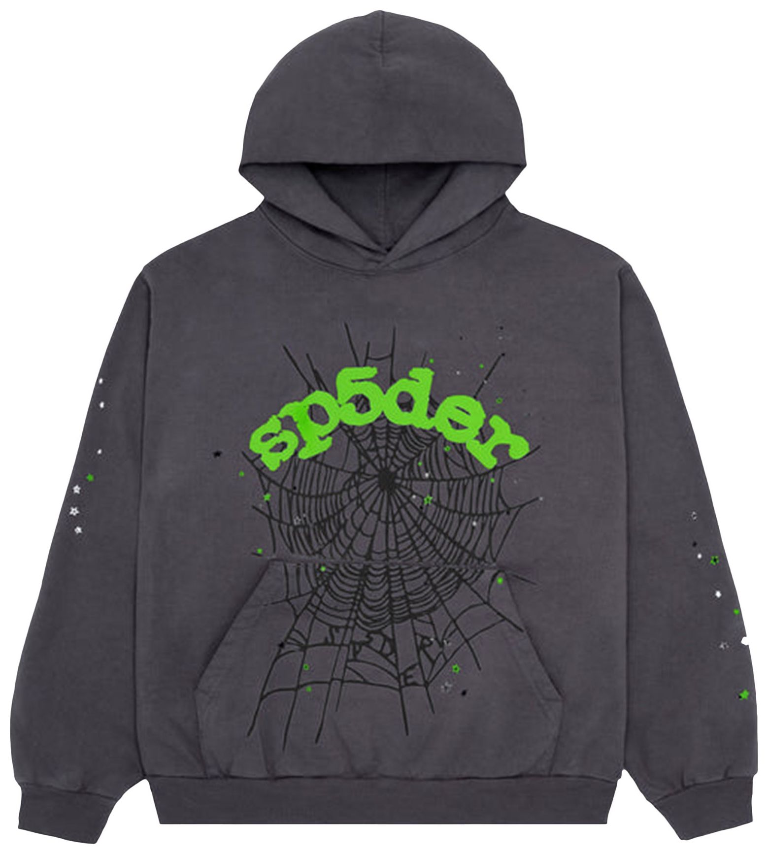 Buy Sp5der Wait Web Hoodie 'Slate Grey' - SP5 OGWB HD GRY | GOAT IT