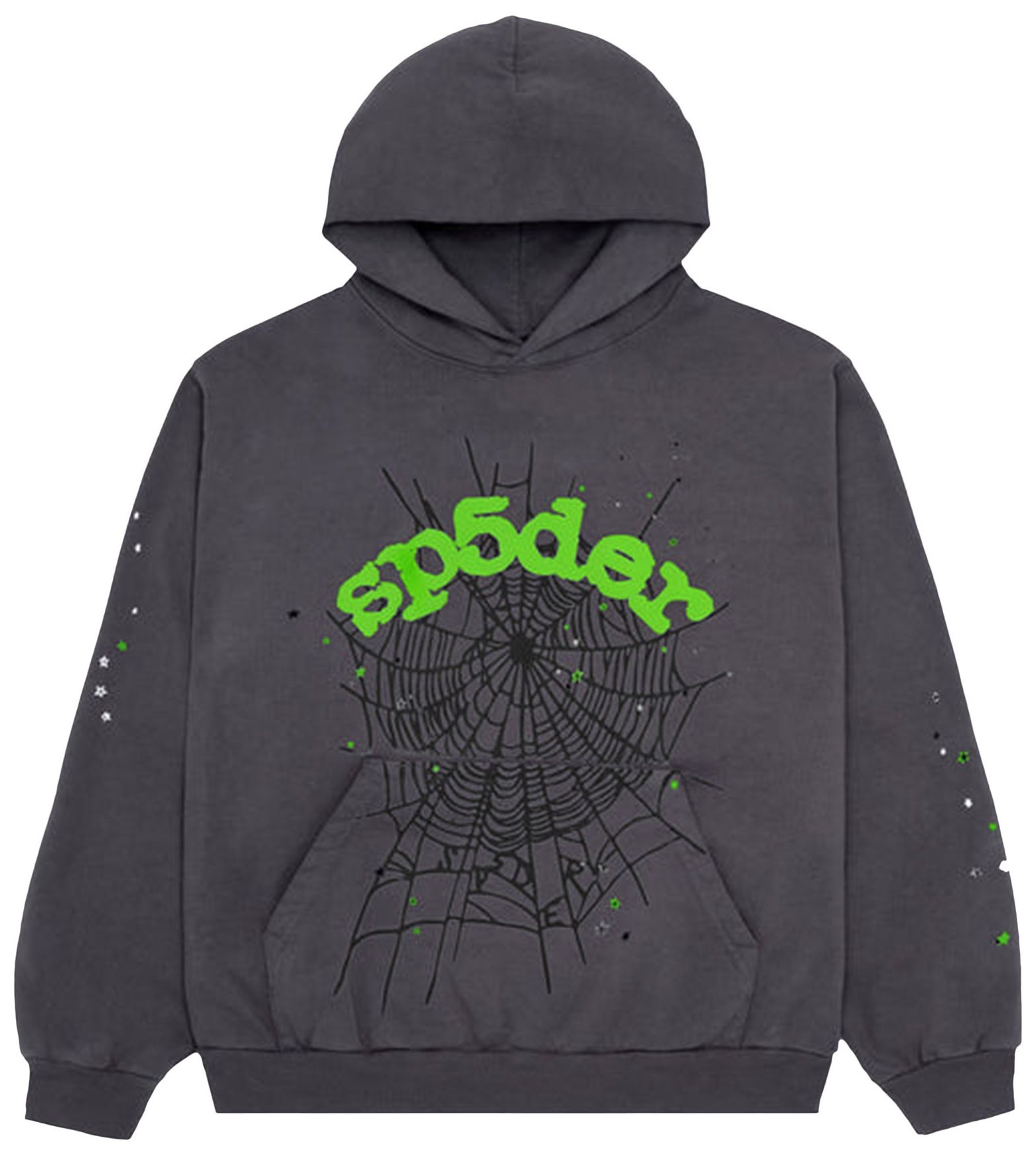 Buy Sp5der Wait Web Hoodie 'Slate Grey' - SP5 OGWB HD GRY | GOAT