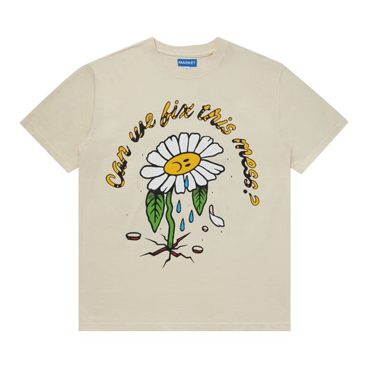 Buy Market The Roots T-Shirt 'Ecru' - 399001377 ECRU | GOAT