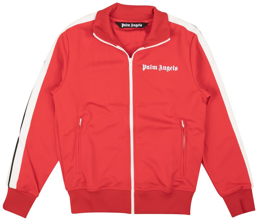 Buy Palm Angels Classic Track Jacket 'Red/White' - PMBD001C99FAB0012501 ...