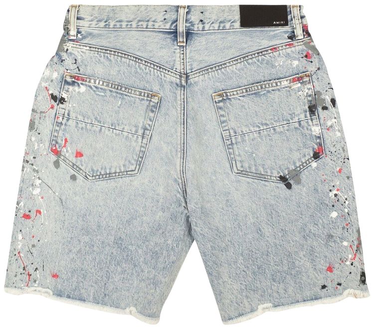 Buy Amiri Vintage Denim Painter Shorts 'Blue' - MDB020 489 BLUE | GOAT