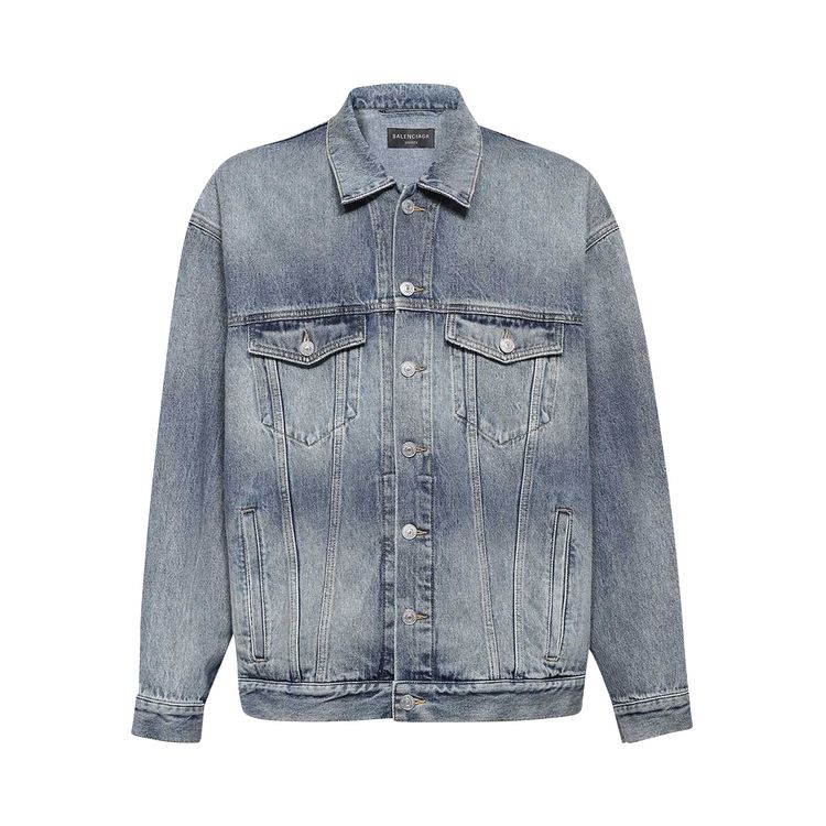 Buy Balenciaga Jacket 'Sun Bleached Blue' - 724651 THW25 4245 | GOAT