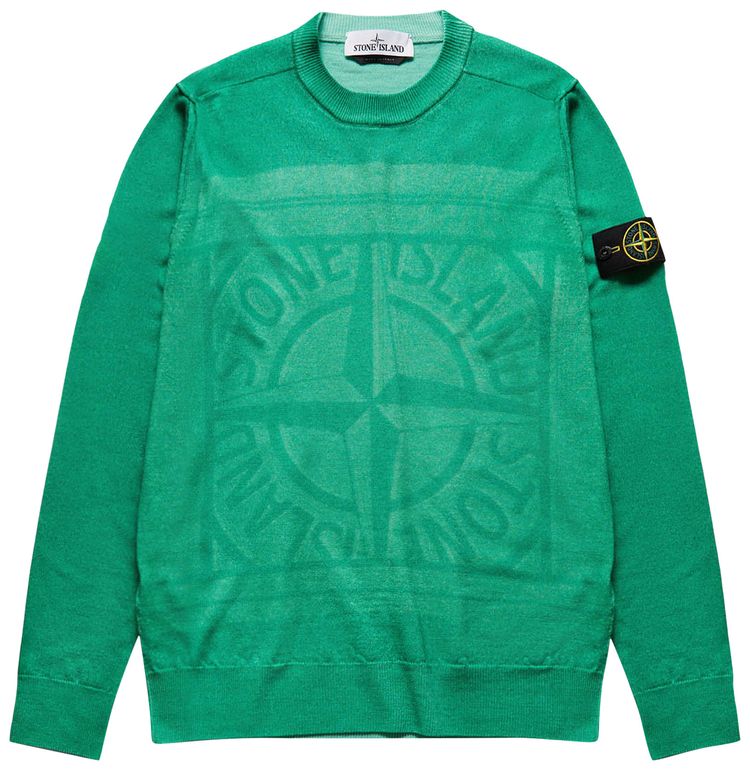 Buy Stone Island Reversible Sweater 'Green' - 7515570A8 V0050 | GOAT