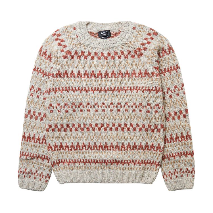 Buy A.P.C. Leonhard Sweater 'Mastic Chine' - WOAOF H23133 MAST | GOAT