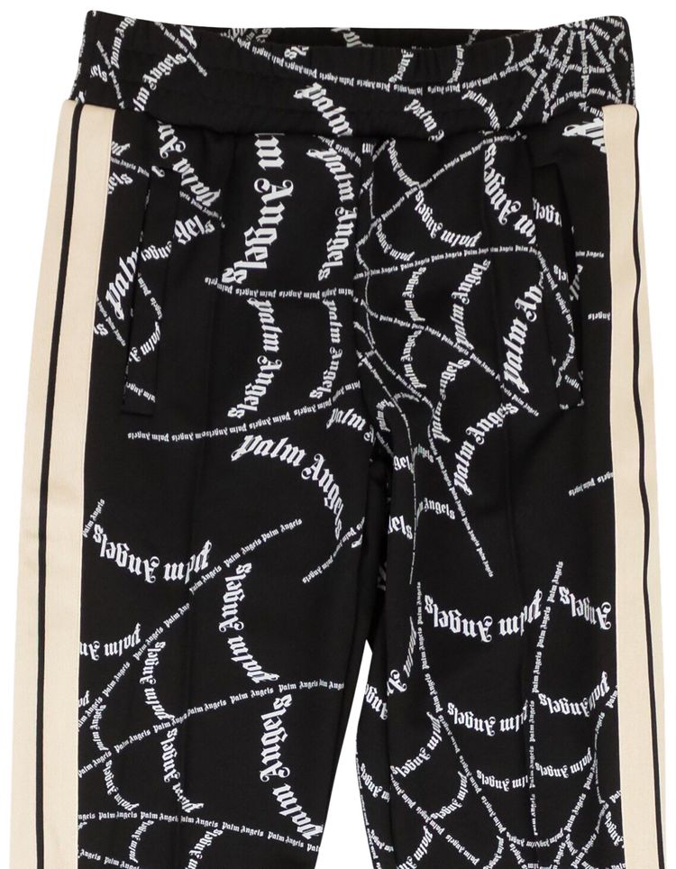 Buy Palm Angels Spider Web Classic Track Pant 'Black/Off White ...