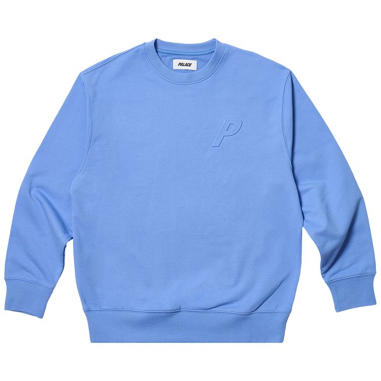 Buy Palace Bossy P3 Crew 'Flexy Blue' - P24CS153 | GOAT