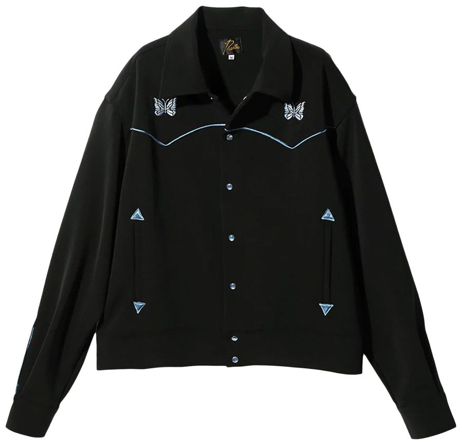 Buy Needles Piping Cowboy Jacket 'Black' - MR201 BLAC | GOAT