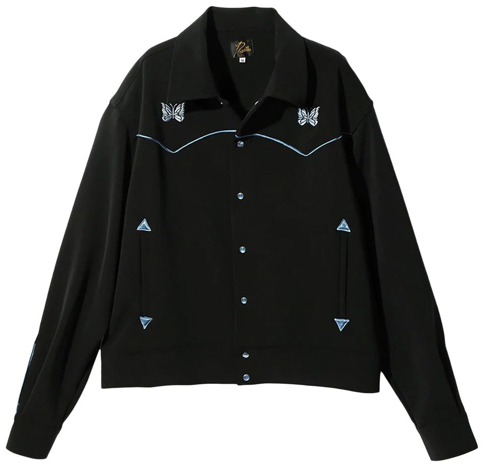 Buy Needles Piping Cowboy Jacket 'Black' - MR201 BLAC | GOAT