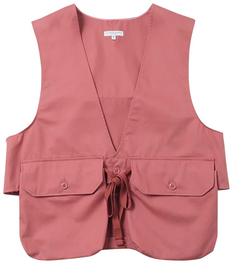 Buy Engineered Garments Fowl Vest 'Pink' - 23S1C002 CT240 PINK | GOAT