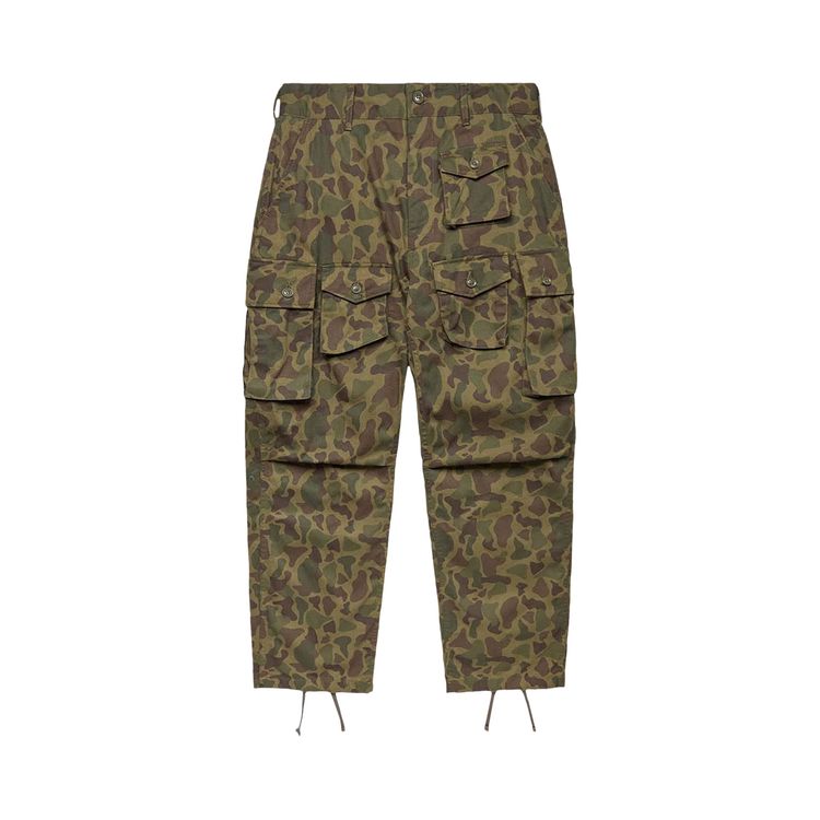 Buy Engineered Garments Feather PC Twill FA Pant 'Olive Camo ...