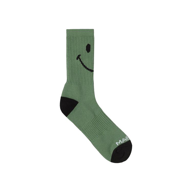 Buy Market Smiley Oversized Socks 'Sage' - 360001158 SAGE | GOAT