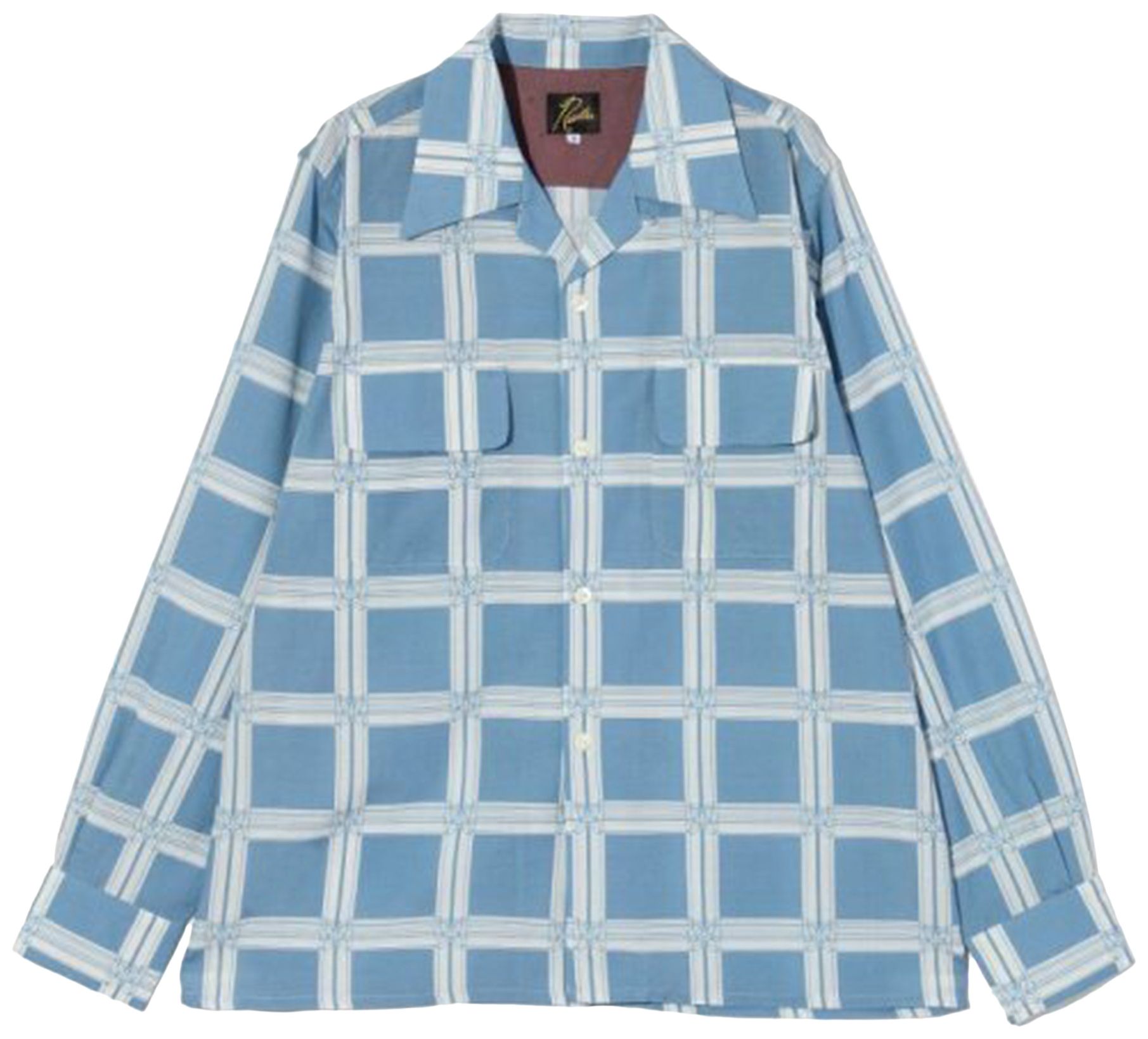 Buy Needles Classic Shirt 'Blue' - MR179 BLUE | GOAT