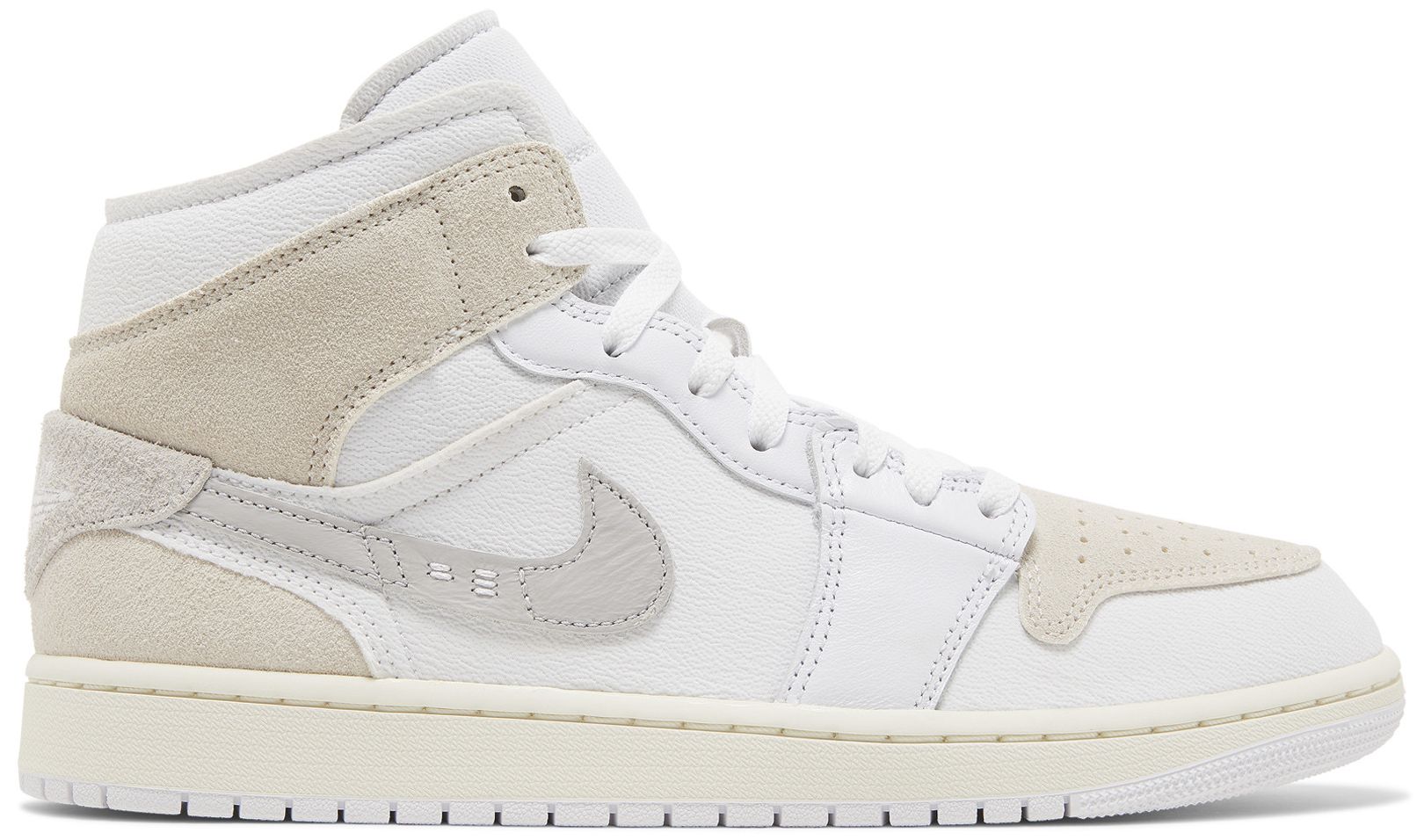 Buy Air Jordan 1 Mid SE Craft 'Inside Out - White Sail' - DM9652 120 | GOAT