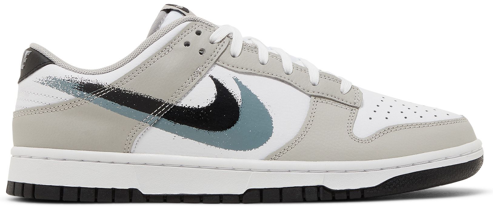 Buy Nike Dunk Low 'Spray Paint Swoosh' - FD0661 100 | GOAT