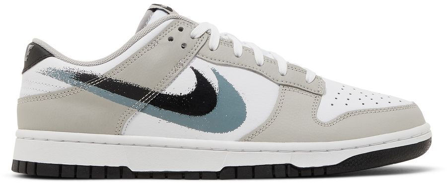 Buy Nike Dunk Low 'Spray Paint Swoosh' - FD0661 100 | GOAT