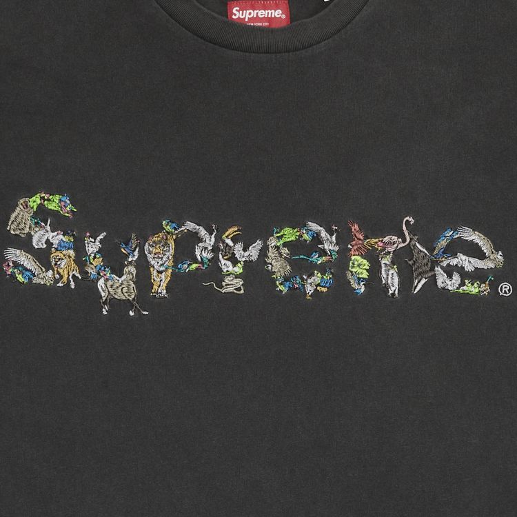 Buy Supreme Animal Kingdom Short-Sleeve Top 'Black' - SS23KN71 BLACK | GOAT
