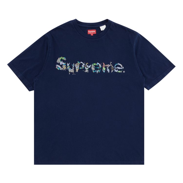 Buy Supreme Animal Kingdom Short-Sleeve Top 'Dark Navy' - SS23KN71 DARK ...
