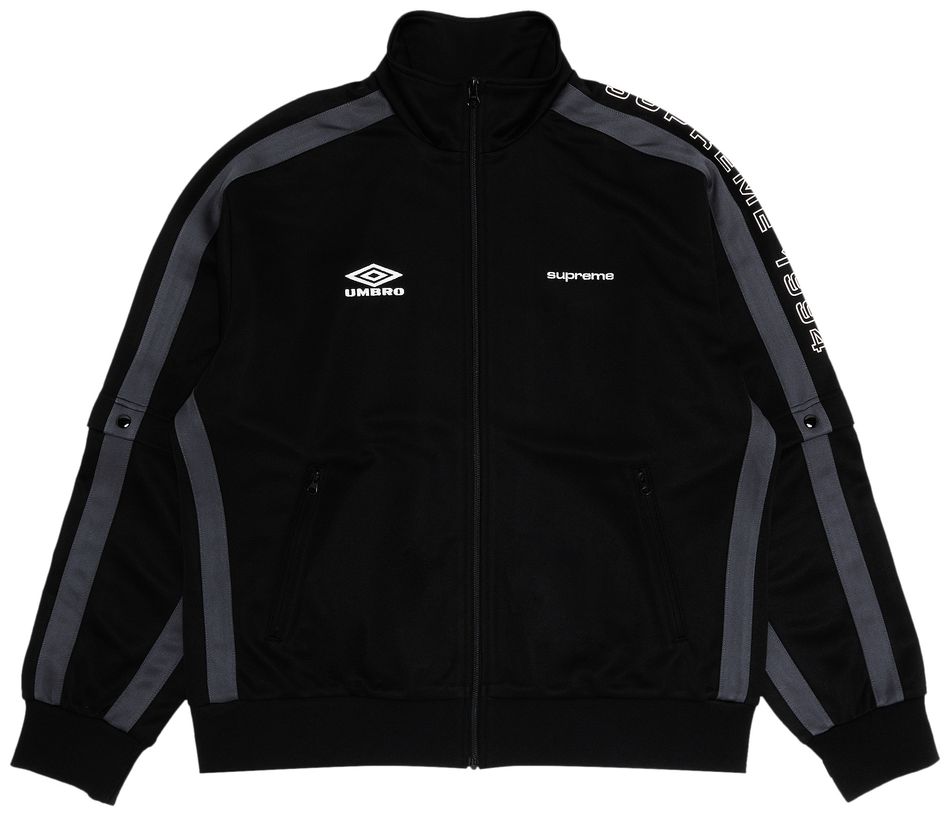 Buy Supreme x Umbro Snap Sleeve Jacket 'Black' - SS23J57 BLACK | GOAT