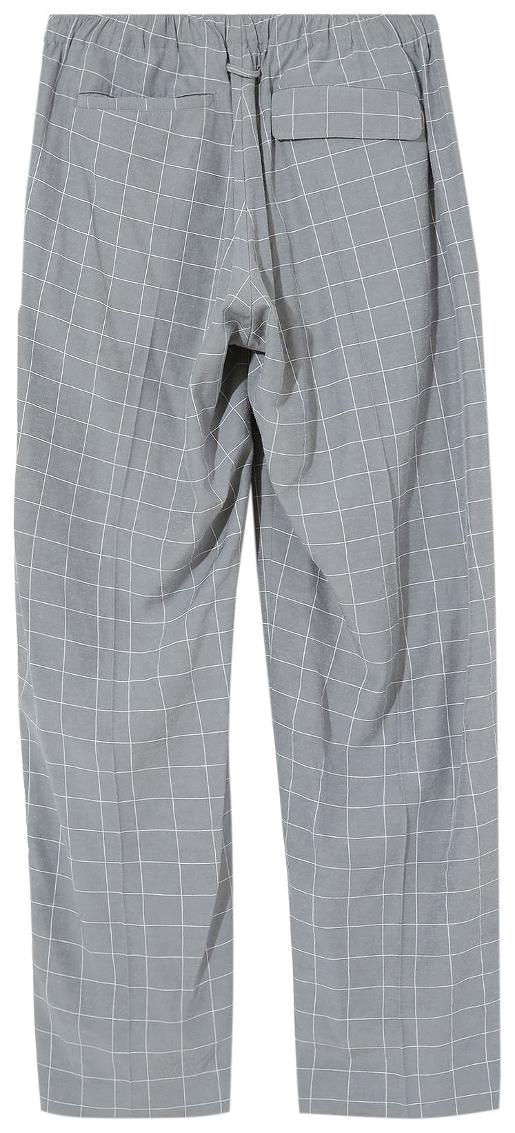 Buy Undercover Drawstring Check Pants 'Grey Check' - US1C4501 GREY | GOAT