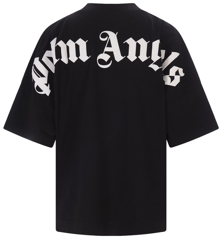 Buy Palm Angels Classic Logo Over Tee 'Black/White ...