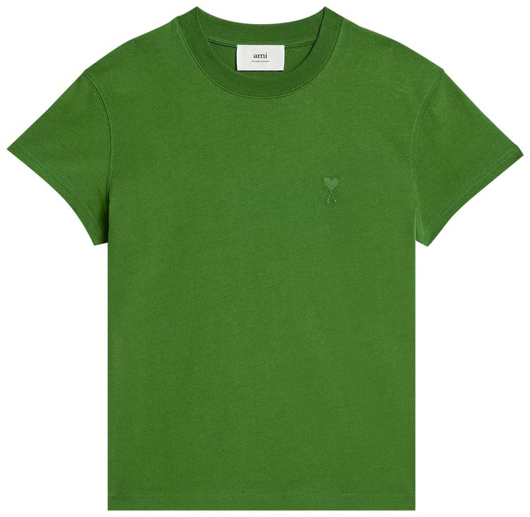 Buy Ami Tonal T-Shirt 'Evergreen' - UTS022 726 311 | GOAT