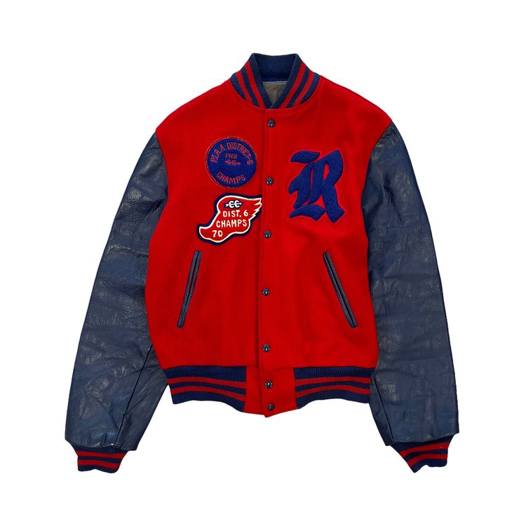 Buy Vintage Varsity Letterman Jacket 'Red/Blue' - 3099 119700308VLJ RED ...